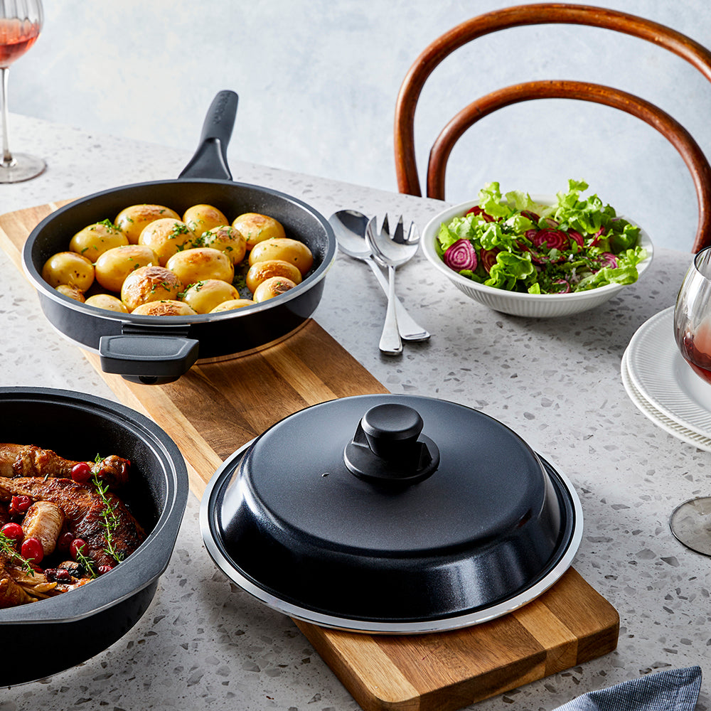 Bessemer 3 Piece Cookware Starter Set 28cm